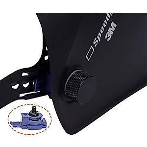 Newace Aluminum Welding Hood Fasteners Pipeliner Helmet Accessories Headgear Replacement Parts Screws 1 Pair(Black)