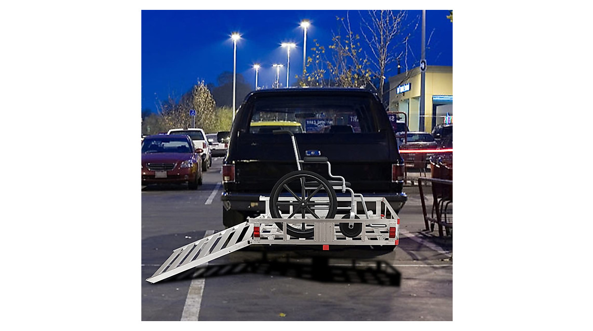 IRONMAX 50" Cargo Carrier with Ramp - 500 LB Capacity