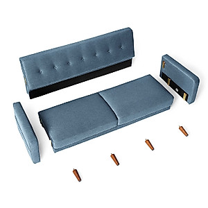 Mellow Adair Heather Blue Sofas, 0