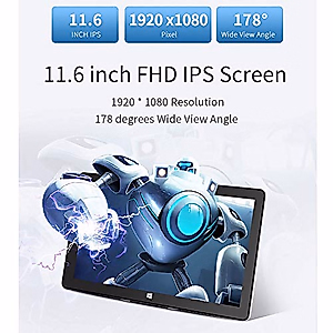 11.6 inch Windows 11 ezpad pro 8 1920x1200 IPS Tablet PC 8GB RAM 128G ROM Intel N3450 WiFi Mini HDMI 4800mAH(Include Keyboard)