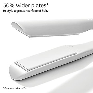 T3 Lucea 1.5” Professional Flat Iron with Wider Plates for Smooth, Frizz-Free Results on Long, Thick or Coarse Hair, Custom Blend Ceramic Straightening & Styling Iron with 9 Adjustable Heat Settings