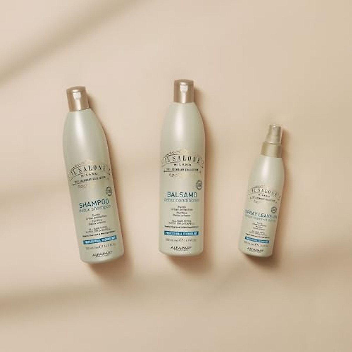 Il Salone Milano Detox Conditioner for All Hair Types - Clarifying Hair Conditioner with Charcoal Powder - Scalp Cleanser to Detox - Restore Broken Bonds & Add Softness (33.8 oz / 1000 ml)