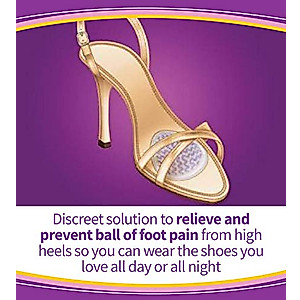 Dr. Scholl's Love Your Heels & Wedges Ball of Foot Cushions for Women, 1 Pair, Metatarsal Pads Women - All-Day Comfort for High Heels - Relieve & Prevent Shoe Discomfort, No Sliding Stopper Pads