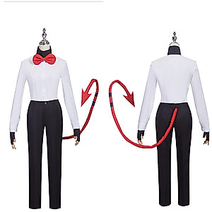 AwwwCos Anime Moxxie Cosplay Costume Men Outfits Full Set Hotel Hallween M