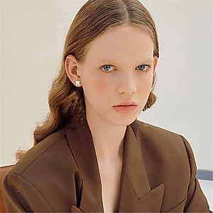 coadipress 2 Pairs Dental Tooth Stud Earrings Set for Women Creative Cute Stainless Steel Gold Silver Plated High Polished Studs Jewelry Gift Dentist Doctor Nurse (Gold Silver Teeth Earrings)