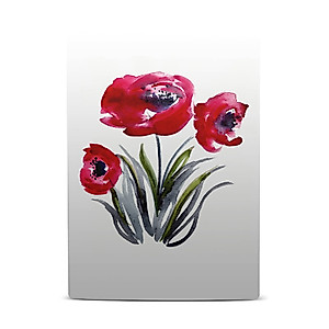Head Case Designs Officially Licensed Mai Autumn Red Flowers Art Mix Vinyl Faceplate Sticker Gaming Skin Decal Compatible With Sony PlayStation 5 PS5 Digital Edition Console and DualSense Controller