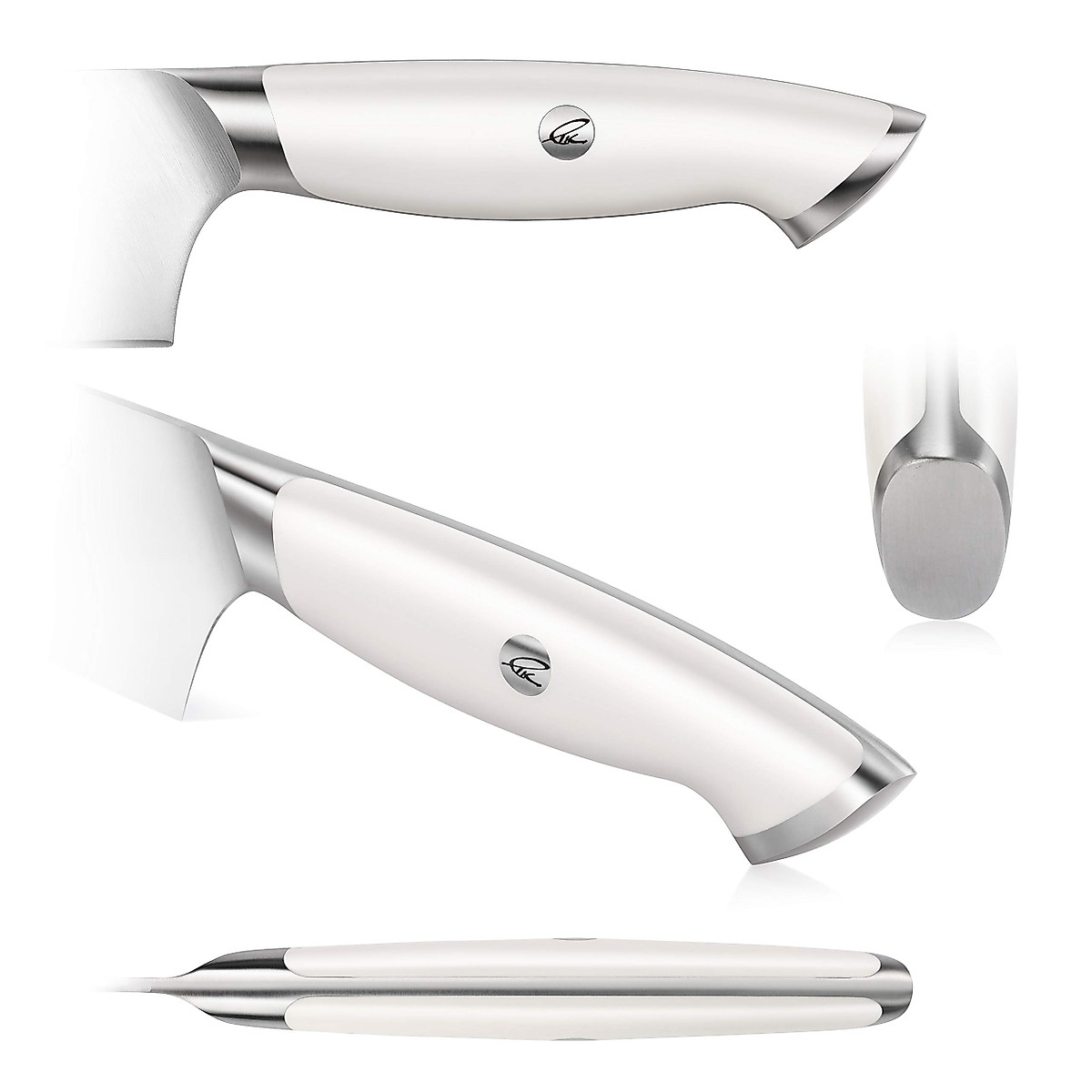 Cangshan Thomas Keller Signature Collection Swedish Powder Steel Forged, 10-Inch Chef's Knife, White