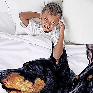 CafePress Min Pin Multi Throw Blanket Super Soft Fleece Plush Throw Blanket, 60"x50"