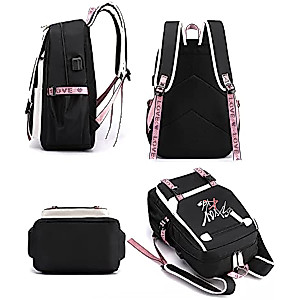 Casual Backpack Laptop Backpack, Women 15.6 Inches College Laptop Bag Travel Outdoor Daypack Bags Vintage Daypacks for Women 11.8 in * 8.26 in * 17.3 in (HFR07)