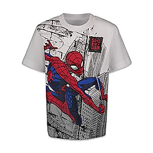Marvel Spider-Man Toddler Boys 4 Pack Graphic Short Sleeve T-Shirts Spiderman 3T