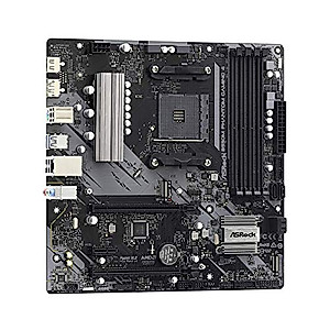 ASRock AM4 AMD B550 SATA 6Gb/s Micro ATX AMD Motherboard Model B550M Phantom Gaming 4