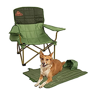 Kelty Lowdown Camping Chair – Portable, Folding Chair for Festivals, Camping and Beach Days, Dill