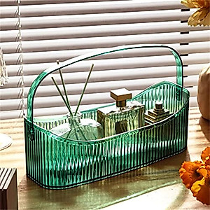 DANN Handle Storage Basket Cosmetic Storage Box Home Desktop Storage Basket Living Room Coffee Table Belt