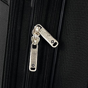 Samsonite Aspire DLX Softside Expandable Luggage with Spinner Wheels, Black, Carry-On 20-Inch