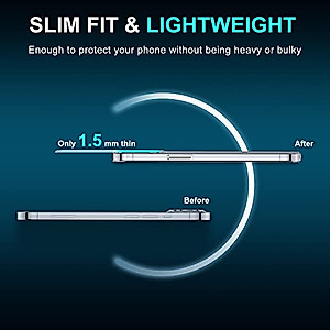 Vakoo Crystal Clear Series for iPhone 13 Mini Case, [Upgraded Anti-Yellowing] [Shockproof & Ultra Slim Fit] Thin Soft TPU Transparent Silicone Protective Phone Case for iPhone 13 Mini 5.4"