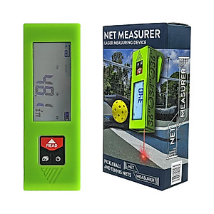 NetMeasurer: Net Height Laser Measuring Tool - Laser Measure for Pickleball and Tennis Nets, Accessories, Equipment for Training and Practice, Class 2 Laser Precision Digital Measurement Tool