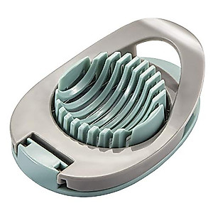 Ortarco Egg Slicer for Boiled Eggs Strawberry Cutter with Stainless Steel Wire （Green）