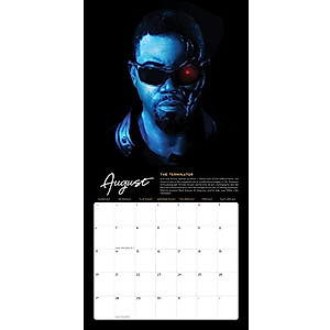 2023 Black Hollywood Wall Calendar: 12 Months of Iconic Movie Moments Reimagined with Black Stars (Photography Art Gift)