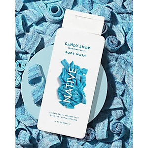 Native Candy Shop Limited Edition Body Wash Set | Sulfate Free, Paraben Free, & Dye Free, 18 oz each, Pack of 2 (Strawberry & Vanilla Taffy/Sour Berry Belts)