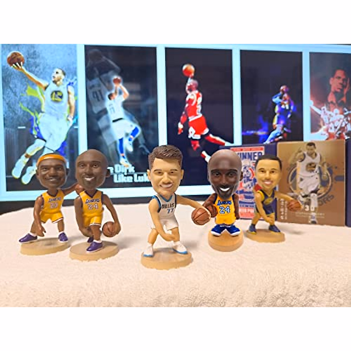 MANYI Kobe & Luka Dončić Bobble Head Series Action Figure Collection Figurines