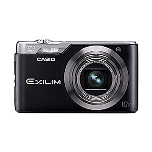 Casio Exilim EX-H5BK 12MP Digital Camera with 10x Zoom with CCD Shift Stabilization and 2.7 inch LCD (Black)