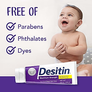 Desitin Diaper Rash Original Ointment 2 oz (5 Pack)