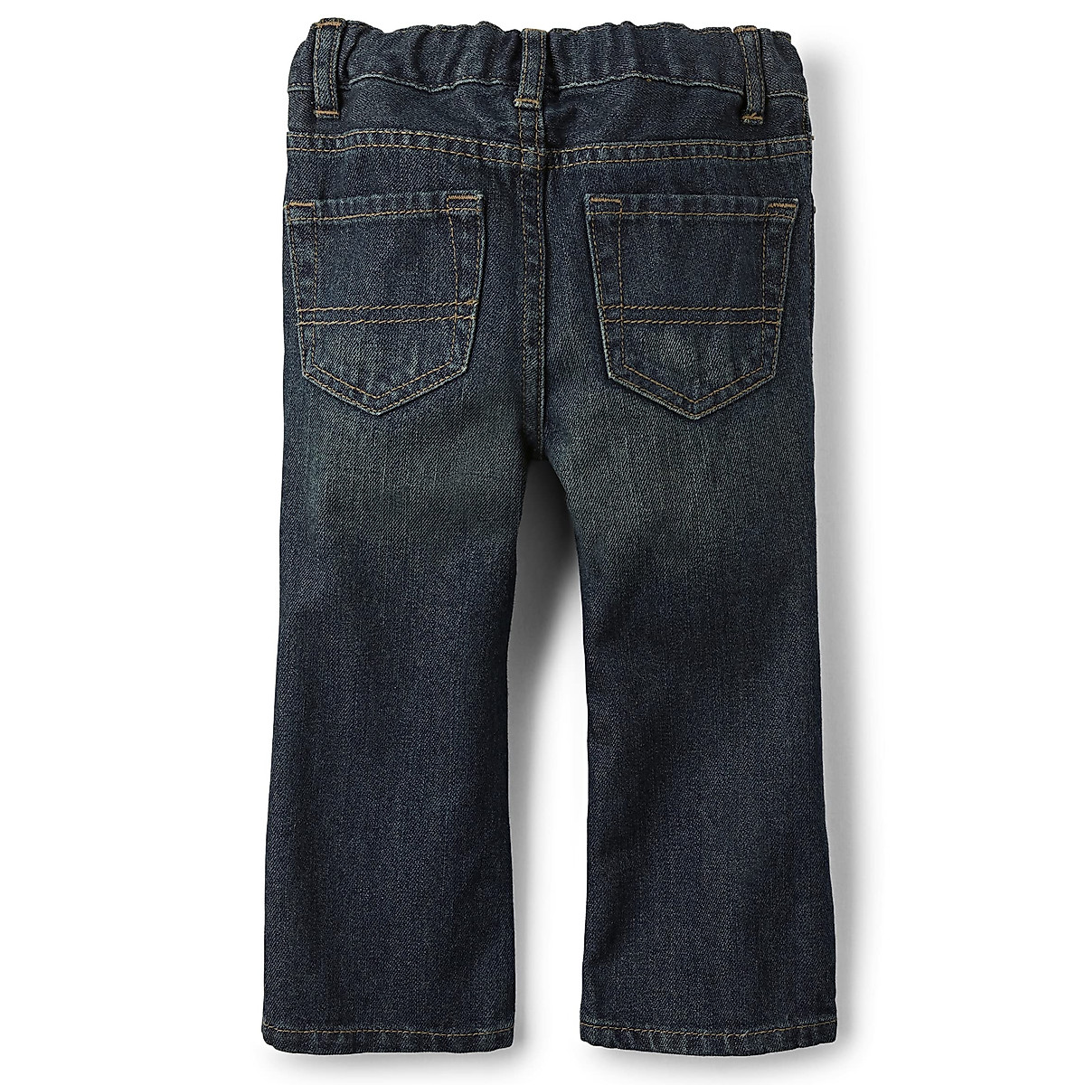 The Children's Place Baby Boys and Toddler Boys Basic Bootcut Jeans, Dry Indigo, 3T