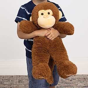 Vermont Teddy Bear Stuffed Monkey - Oh So Soft Monkey Stuffed Animal, Plush Toy, Brown, 18 Inch