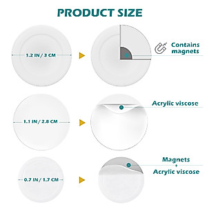 5 Pack Magnetic Remote Control Holder Wall Mount Holders Hole-Free Phone Charging Organizer Storage Containers For Home Office School Supply Storage - strong magnet securely hold (White)