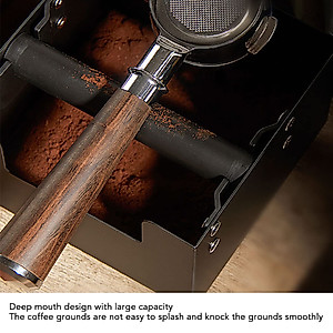 Coffee Knock Box Stainless Steel Antiskid Drawer Type Coffee Grind Dump Bucket Coffee Ground Disposal Container for Milk Tea Coffee Maker