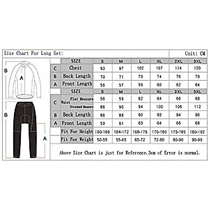 SGCIKER Mens Thermal Fleece Cycling Jerseys, Winter Long Sleeve Warmer Bike Jacket Cycle Coat (Black, Large)