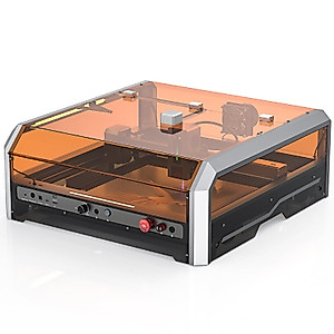 Genmitsu L8 Laser Engraver, 40000mm/min All-in-one Laser Engraving Machine, 20W Power Output Laser Cutter Built-in Acrylic Enclosure with Vent, Air Assist Pump, Honeycomb, Camera, Laser Safety Class 1