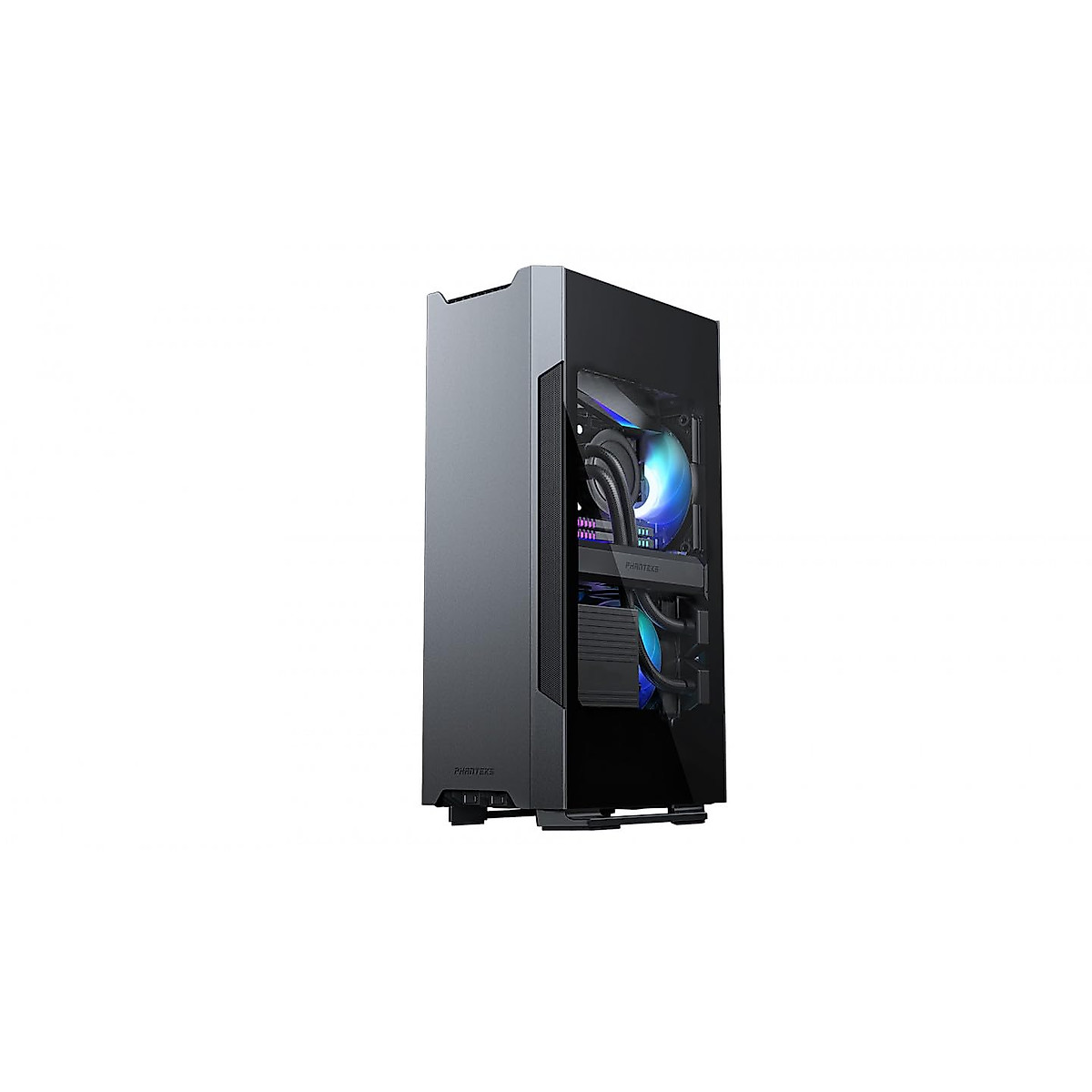 Phanteks (PH-ES217E_AG02) Evolv Shift 2 Mini-ITX case, Tempered Glass Side Panels, Aluminum Panels, D-RGB, Anthracite Grey