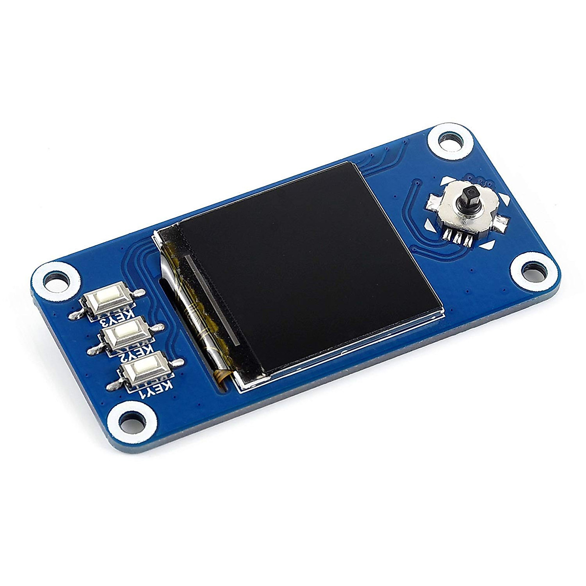 Waveshare 1.3inch IPS LCD Display HAT for Raspberry Pi 240x240 Pixels with Embedded Controller Communicating via SPI Interface.