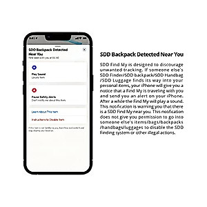 Swissdigital Katy Rose Backpack Features A World First: Locate Your Backpack With Apple "Find My" Network, Built-in Charging Port, Built In Patented Zen Massage, RFID Protection