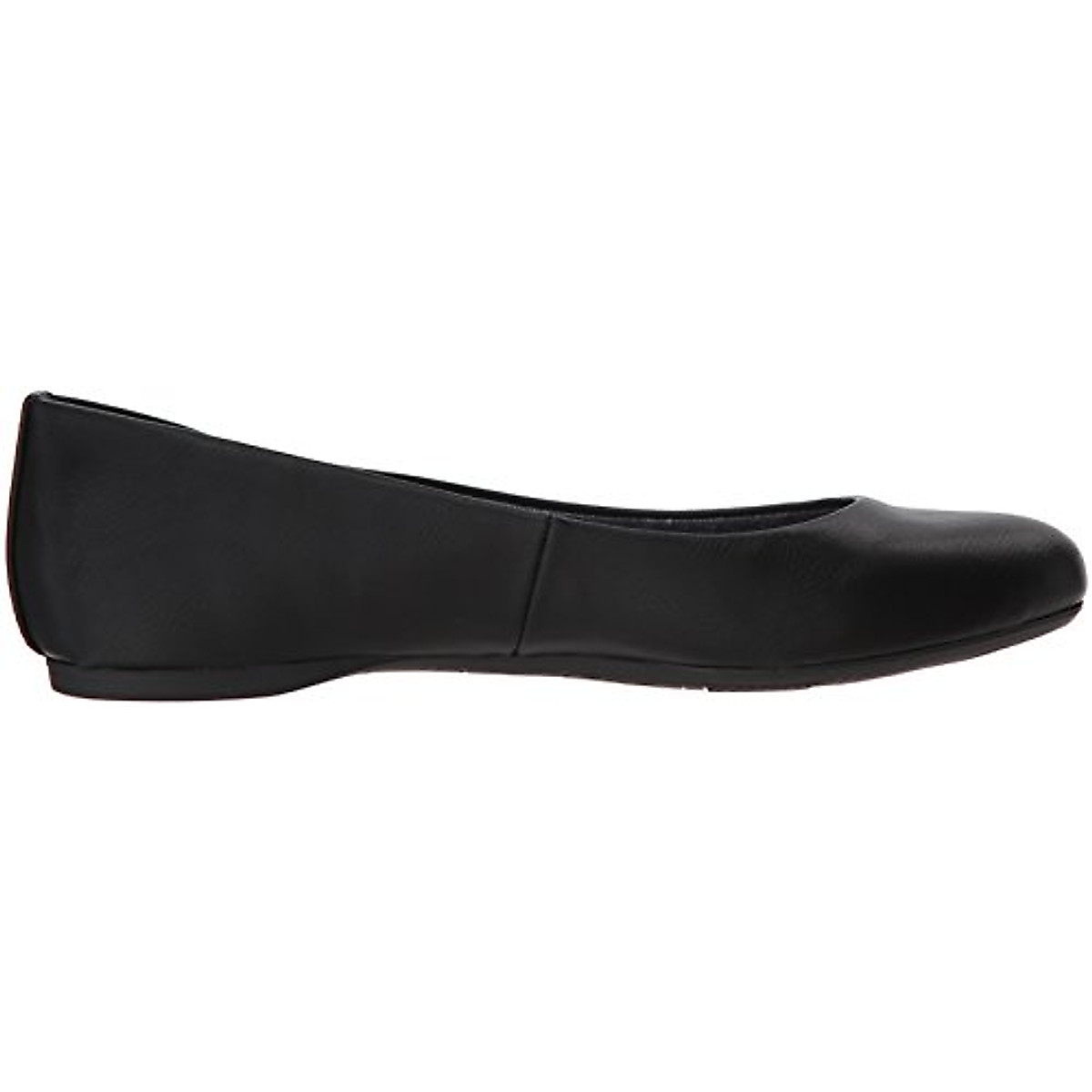 Dr. Scholl's Shoes Women's Giorgie Ballet Flat, Black Smooth, 7 W US