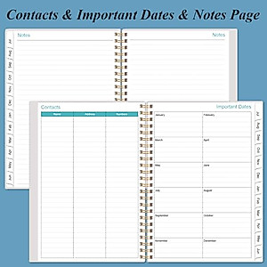 2024-2025 Appointment Book & Planner - A5 2024-25 Daily Hourly Planner from July 2024 - June 2025, Weekly Appointment Book with 30-Minute Interval, Medium 6.4" x 8.5", Dark Blue