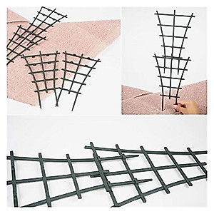 Nuojie Gardening Irrigation Dripper 5Pcs Plastic Frame Pergola Flower Stand Pergola Flower Stand, Climbing Frame Garden Greenhouse Greenhouse Crop Tools (Color : 15mm)