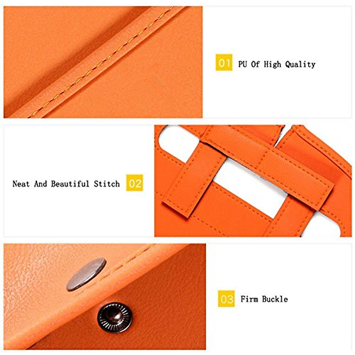 ZZ Lighting Car Kick Mats Seat Back Protectors Kick and Stain Protection for Children Or Adult with Pocket Universal Size(2 Pack,Beige)