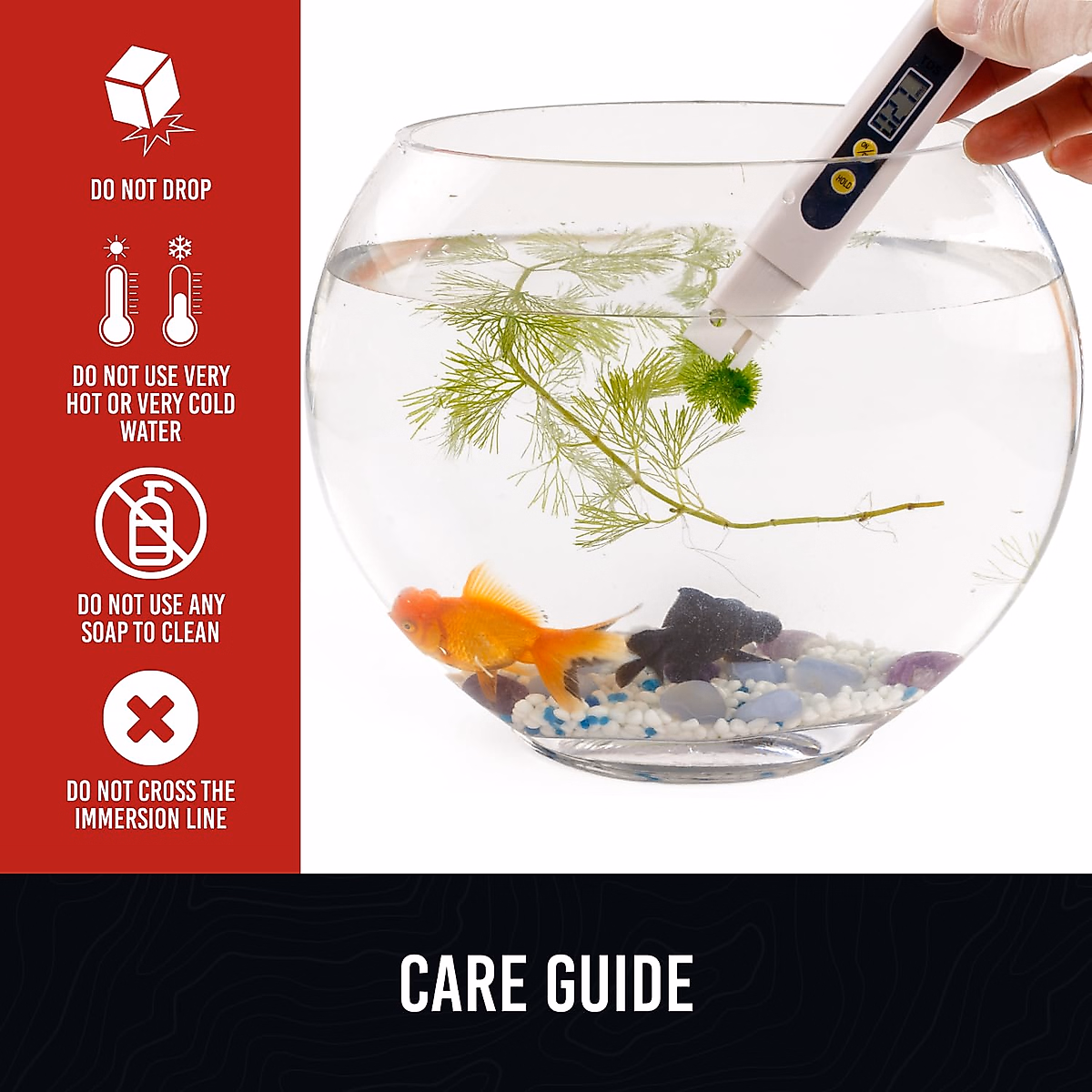 Craft911 TDS Meter Digital Water Tester - Accurate Water Tester for Drinking Water | 0-9990 PPM Meter - 1s Water Quality Tester - TDS Water Tester for Hydroponics, Household Drinking, and Aquarium