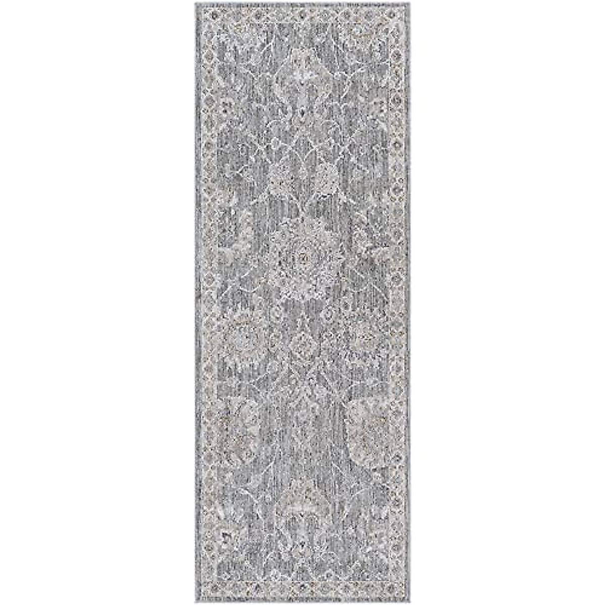 Artistic Weavers Gautier Traditional Oriental Area Rug, 2'7" x 10', Medium Gray