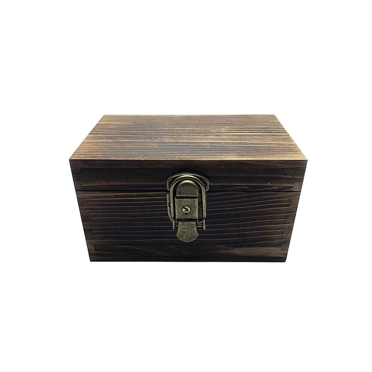 TECH STORE ON Flash USB Thumb Drive Case Memory Card Electronic Accessories Gift Storage Organizer Bag Secure Key Lock Antistatic Shockproof Foam (Wood, 12 USB Slots)