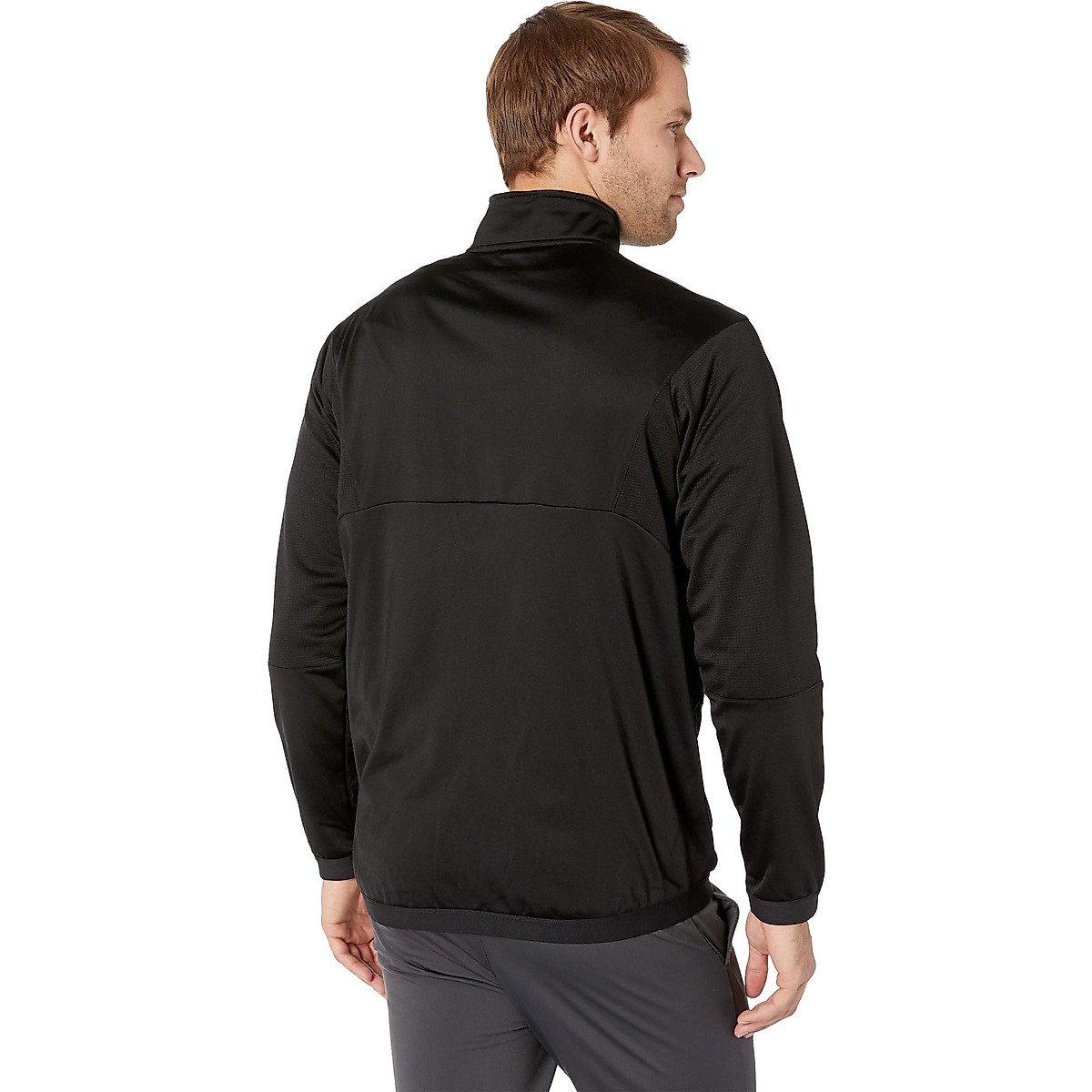 PUMA mens Liga Training Transitional Jacket, Black/White, Large US