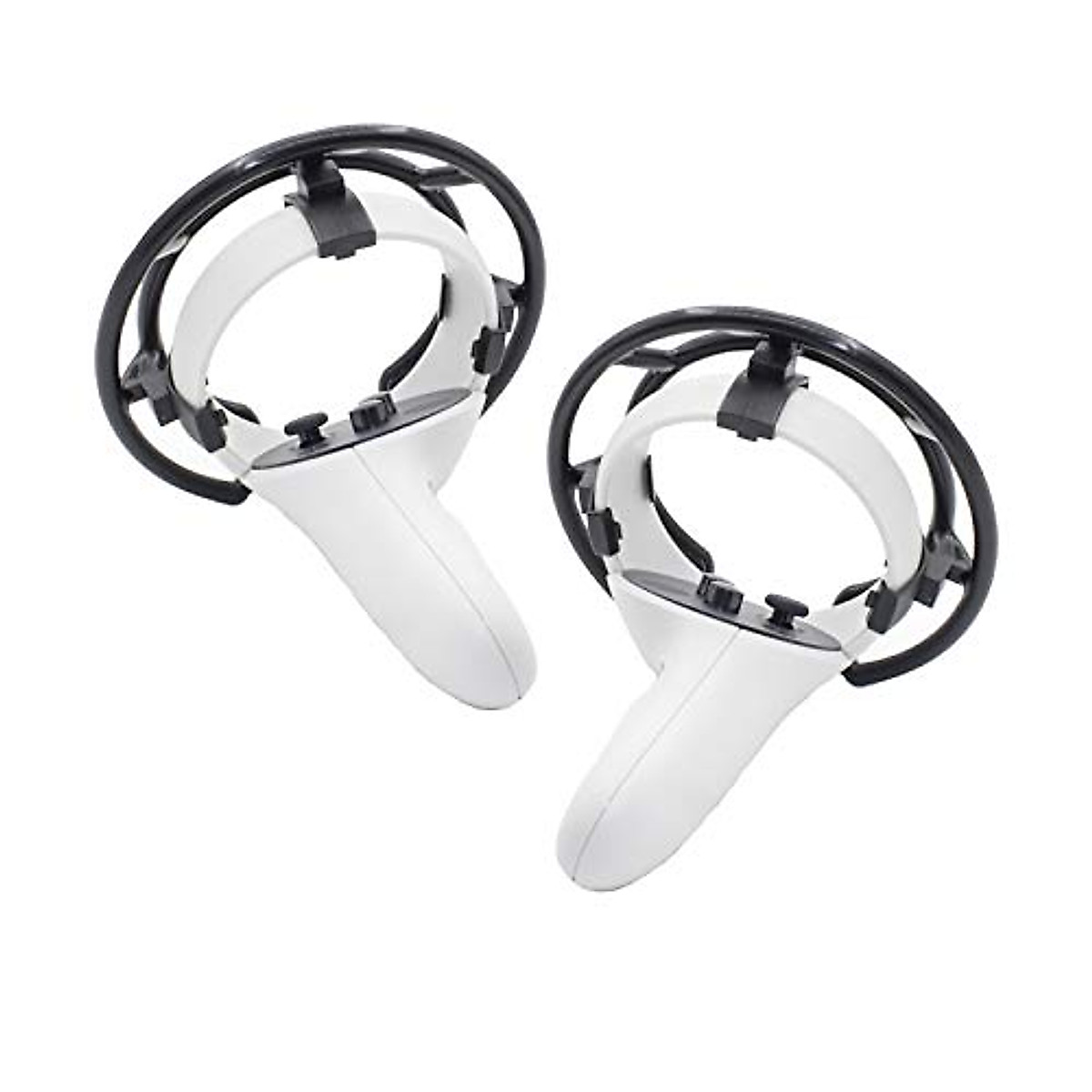 LICHIFIT Anti-Collision Protection Frame Cover Set for Oculus Quest 2 Headset Grip Handle Bumper Guard