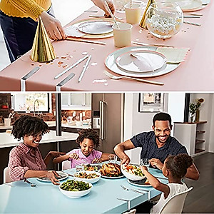 ozozo 12 Pack Tablecloth Clips - Tablecloth Clips for Outdoor Tables Stainless Steel Picnic Tablecloth Clips Heavy Duty Table Clips forTablecloths（Large Size）