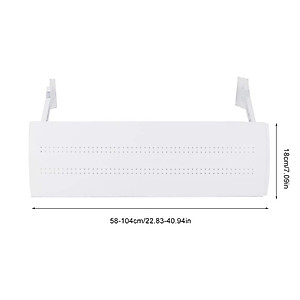 Air Conditioner Deflector, Windproof Baffle Retractable Anti Direct Blowing Cold Child Air Conditioner Wind (Hollow waterproof)