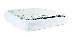 Camco 14 Inch RV Vent Insulator Cover for Roof or Skylight, Reflective Surface, White