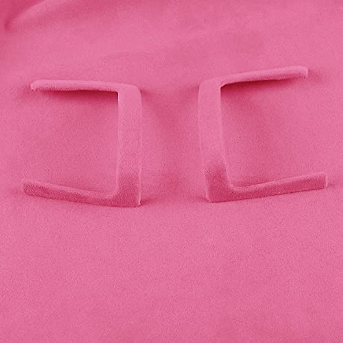 Toworldit Alcantara + ABS Material Dashboard Air Conditioning Outlet Vent Trim Cover Compatible with BMW Mini Cooper F55 F56 F57 2014-2020 (Pink)