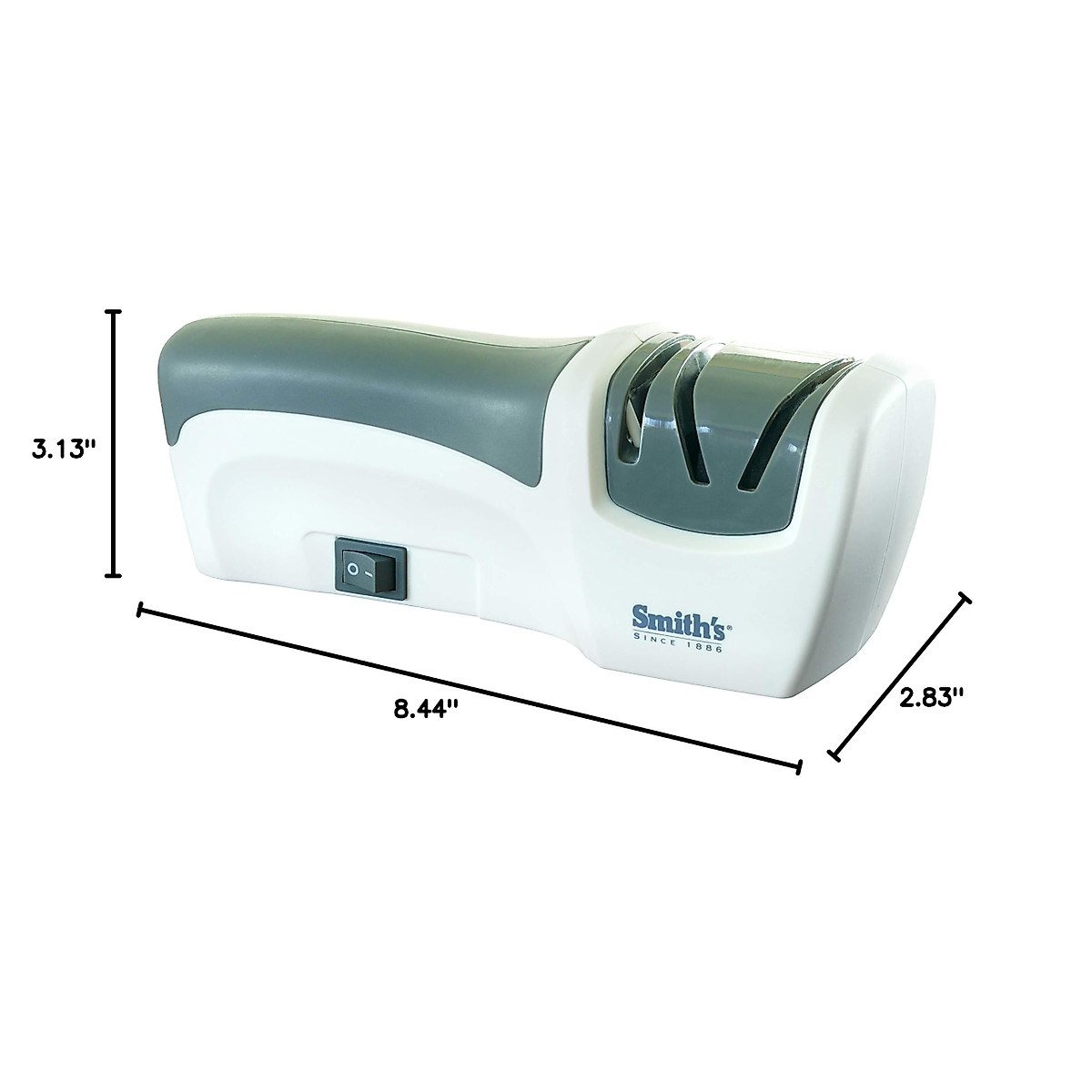 Smith's 50097 Essentials Compact Electric Knife Sharpener White