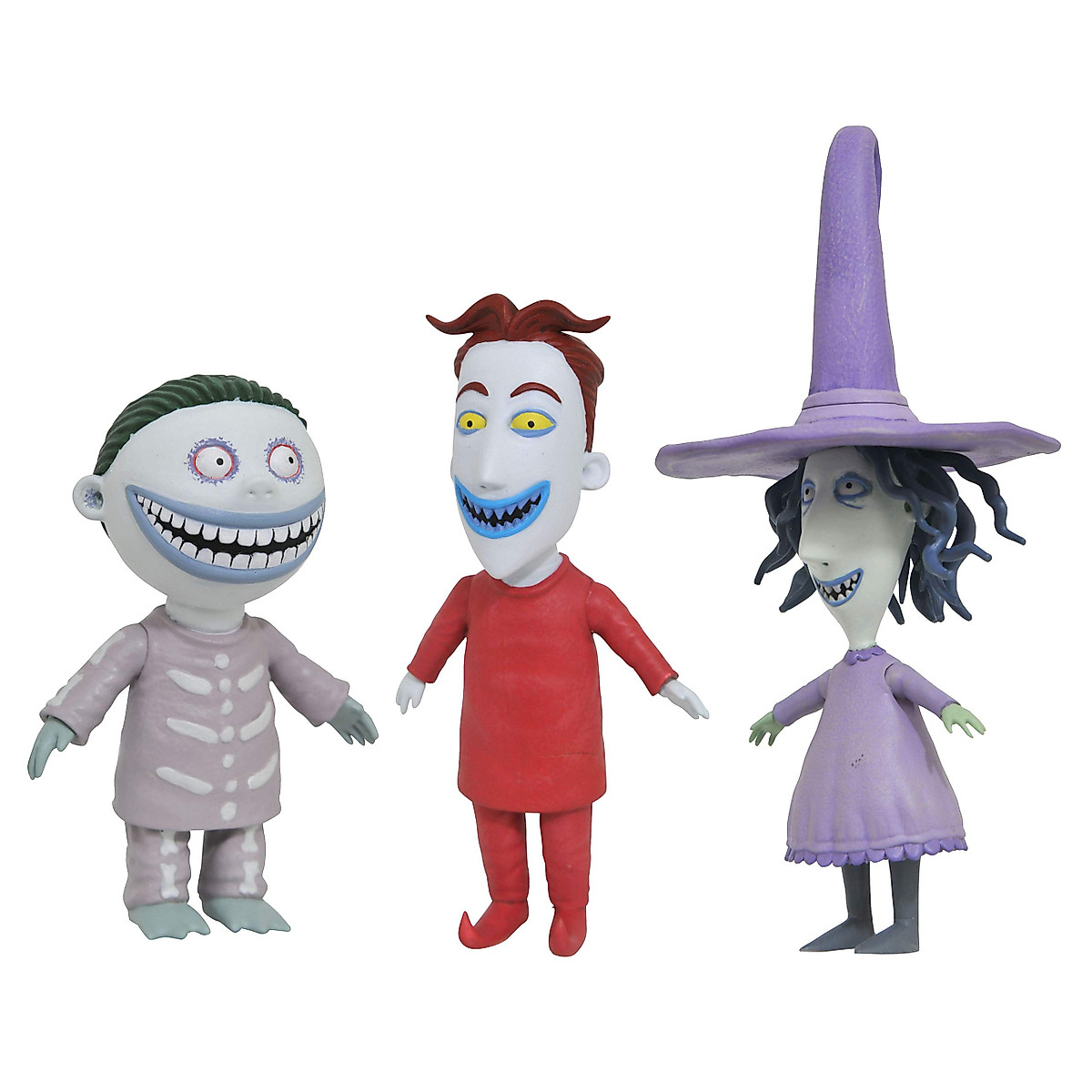 Diamond Select Toys The Nightmare Before Christmas Best of Series: Lock, Shock and Barrel Action Figure, Multicolor